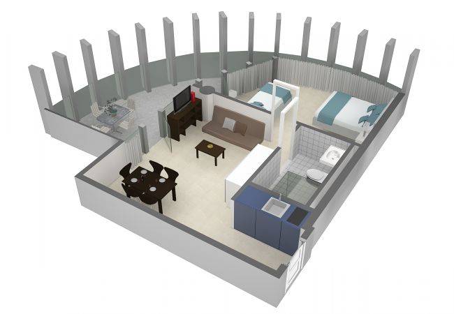 43 M² Ferienwohnung ∙ 1 Schlafzimmer ∙ 4 Gäste - Luzern