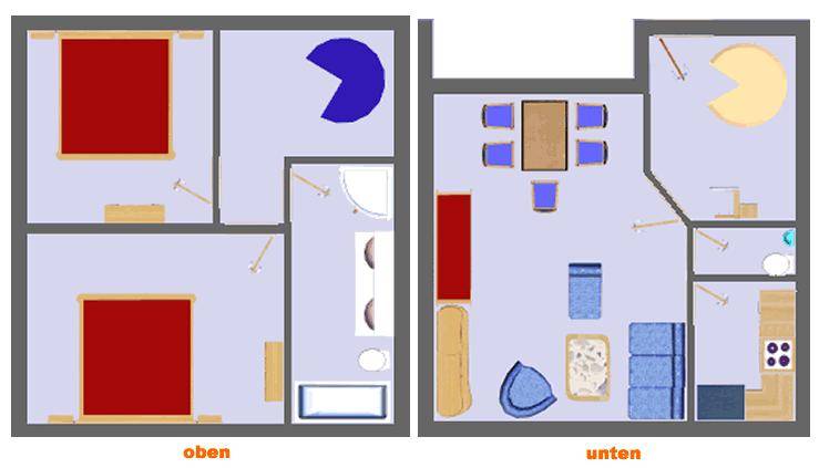 Ferienhaus ∙ 2 Schlafzimmer ∙ 6 Gäste -