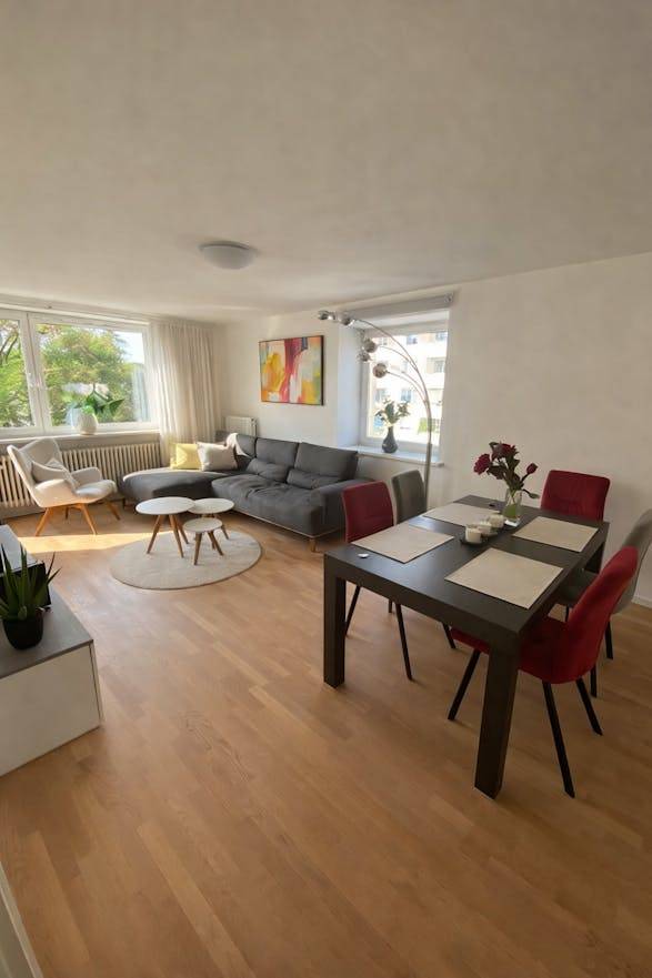 82 M² Apartment ∙ 3 Bedrooms ∙ 3 Guests - Munich