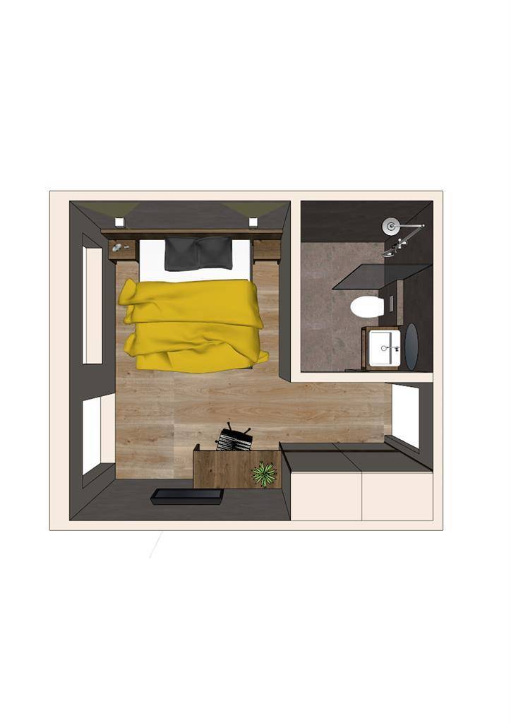 19 M² Hotel ∙ 1 Bedroom ∙ 2 Guests - Ried im Zillertal