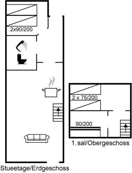 62 M² Ferienwohnung ∙ 3 Schlafzimmer ∙ 6 Gäste - Vejers Strand
