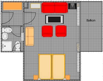 Ferienwohnung ∙ 3 Gäste - Bad Wildbad
