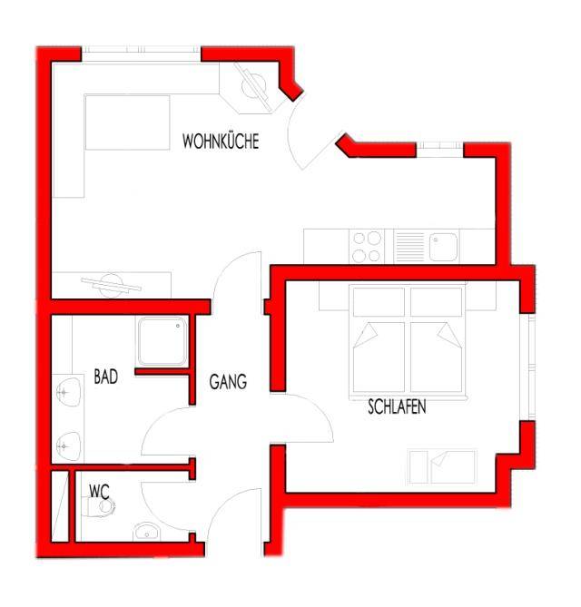 50 M² Apartament ∙ 1 Sypialnia ∙ 6 Gości - Alpbach
