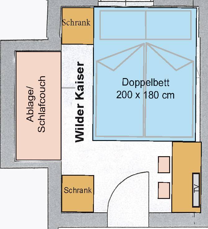 Hotel ∙ 1 Bedroom ∙ 3 Guests - Fieberbrunn