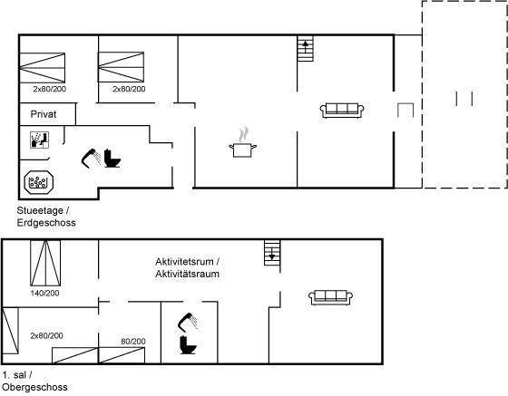 210 M² Ferienhaus ∙ 4 Schlafzimmer ∙ 9 Gäste - Vejers Strand