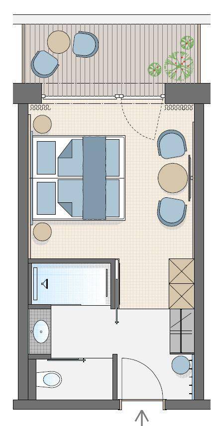 25 M² Hotel ∙ 1 Bedroom ∙ 2 Guests - Soelden
