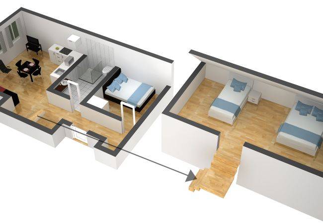 60 M² Apartment ∙ 2 Bedrooms ∙ 5 Guests - Zürich