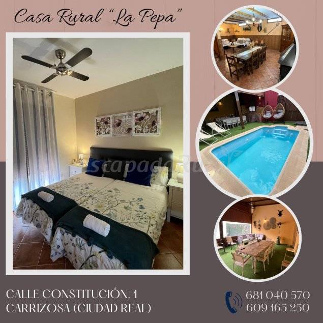 Casa Rural ∙ 13 Habitaciones ∙ 23 Huéspedes - Villahermosa, España