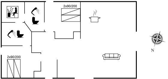 119 M² Maison De Vacances ∙ 2 Chambres ∙ 4 Personnes - Ringkøbing