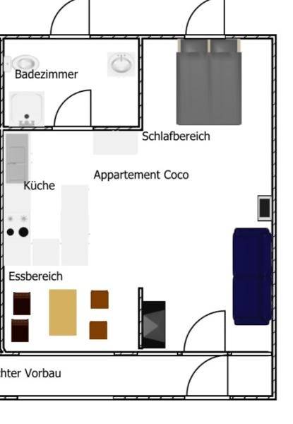 35 M² Ferienwohnung ∙ 1 Schlafzimmer ∙ 4 Gäste - Mauth