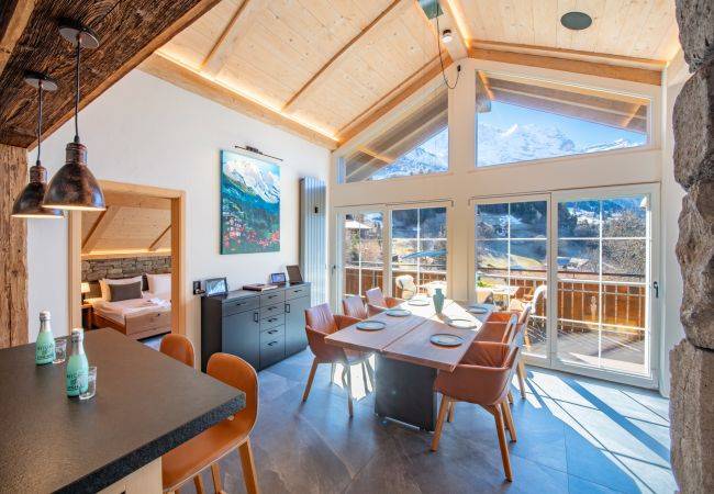 150 M² Appartement ∙ 3 Chambres ∙ 6 Personnes - Mürren