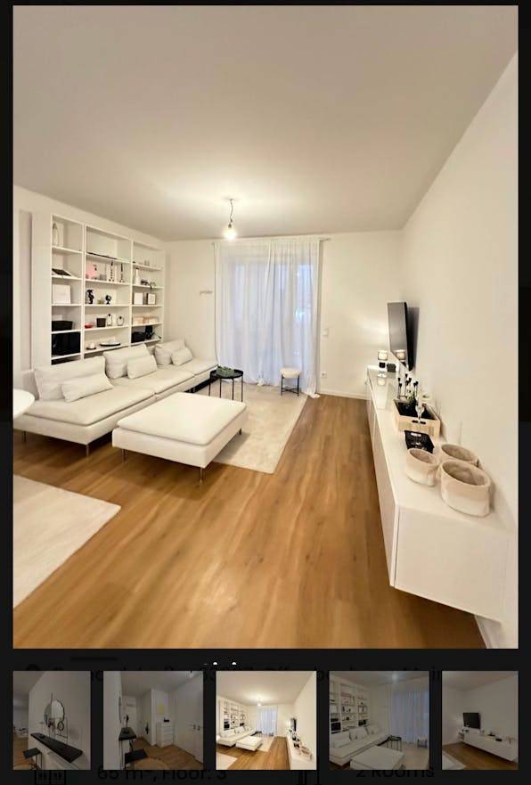 70 M² Appartement ∙ 1 Chambre ∙ 1 Personne - Frankfurt