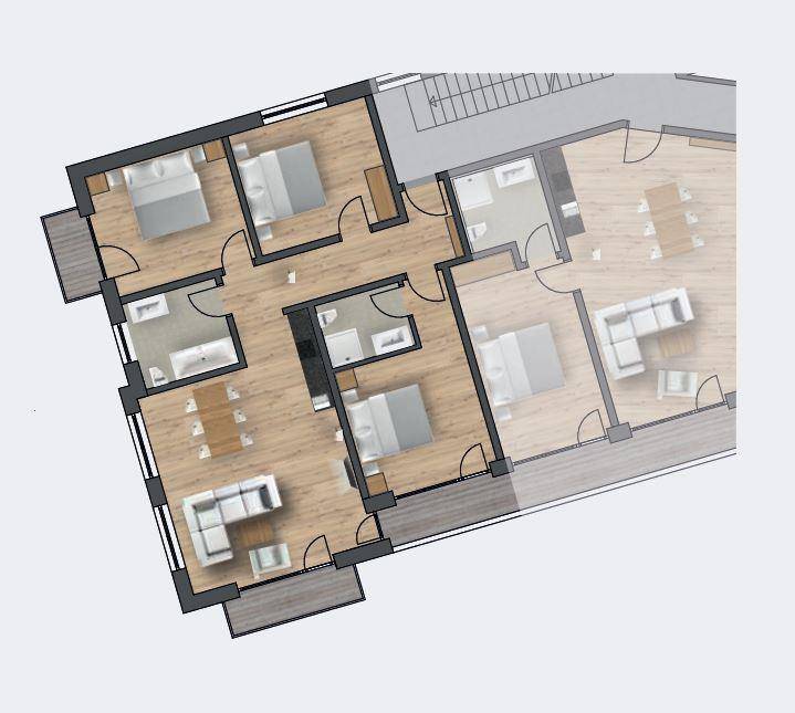 89 M² Apartment ∙ 3 Bedrooms ∙ 8 Guests - Zwieselstein