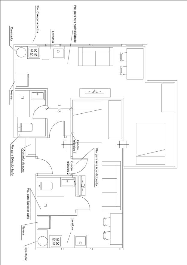 30 M² Ferienwohnung ∙ 2 Gäste - Valencia