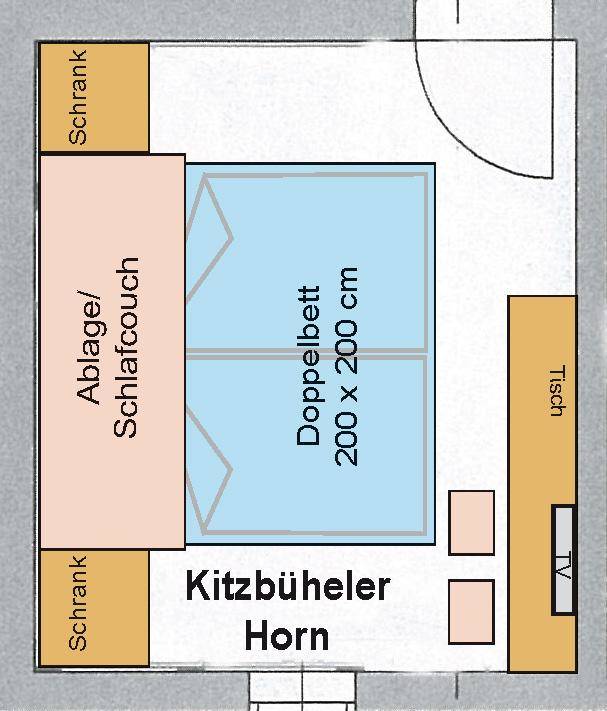 Hôtel ∙ 1 Chambre ∙ 3 Personnes - Hochfilzen