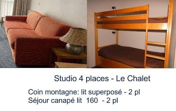 28 M² Studio ∙ 1 Schlafzimmer ∙ 4 Gäste - Laruns