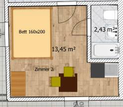 Apartment ∙ 1 Bedroom ∙ 2 Guests - Puchberg am Schneeberg