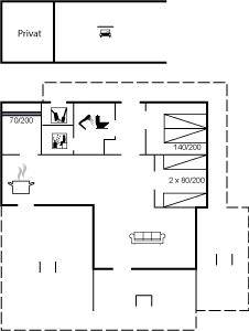 72 M² Maison De Vacances ∙ 3 Chambres ∙ 6 Personnes - Blåvand