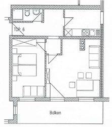 45 M² Ferienwohnung ∙ 1 Schlafzimmer ∙ 5 Gäste - Kaltenbach